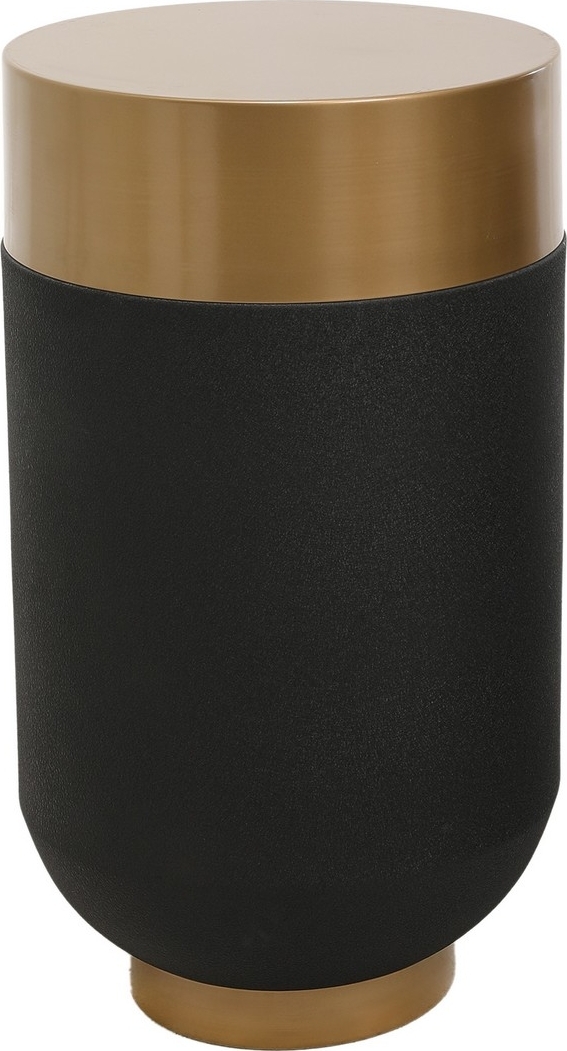 Bud sidebord 70 cm - Gull/svart - 4495,- - Lampebord - Trendrom.no