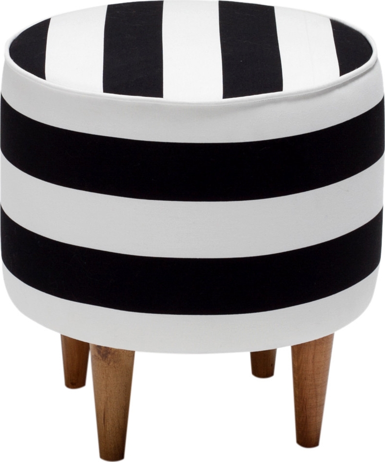 Findik puff - Svart/hvit - 1395,- - Sittepuffer - Trendrom.no