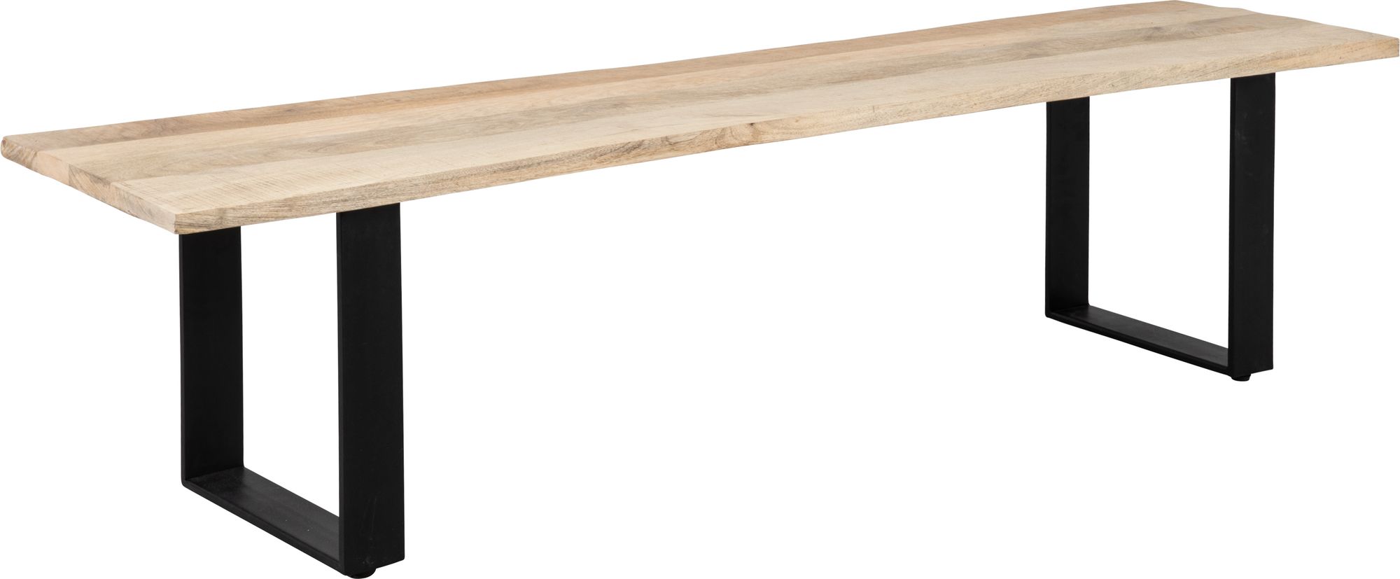 Seattle benk 160 cm - Tre/sort - 5795,- - Benker - Trendrom.no