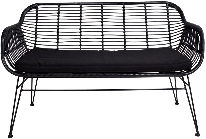 Trieste rotting sofa - Svart - 4795,- - Utesofaer i tre - Trendrom.no