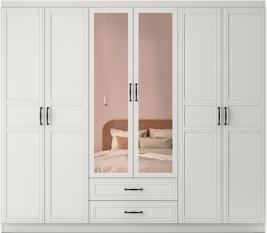 Henna garderobe 210 x 50 x 210 cm - Hvit - 25995,- - Garderober ...