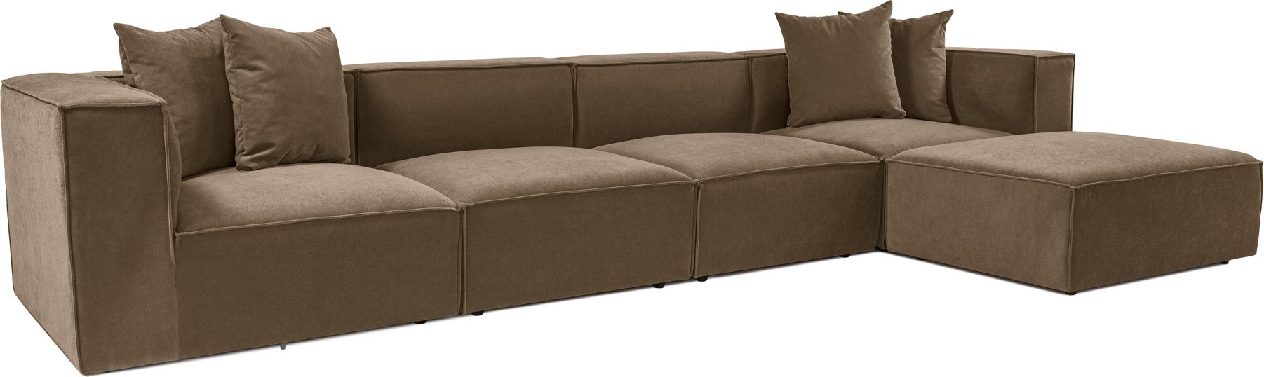 Sora divan sofa - Brun - 22995,- - Stoffsofaer - Trendrom.no