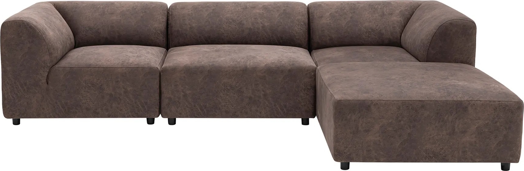 Alpha divan sofa høyre - Brun - 28995,- - Stoffsofaer - Trendrom.no