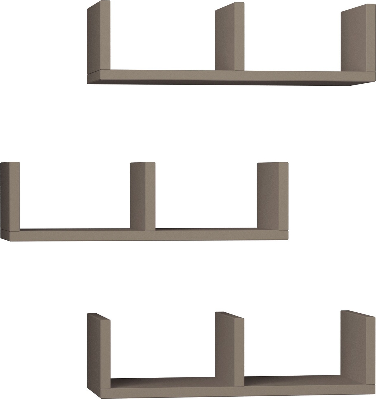 Ultro vegghylle Lett mocca - 1295,- - Vegghyller - Trendrom.no