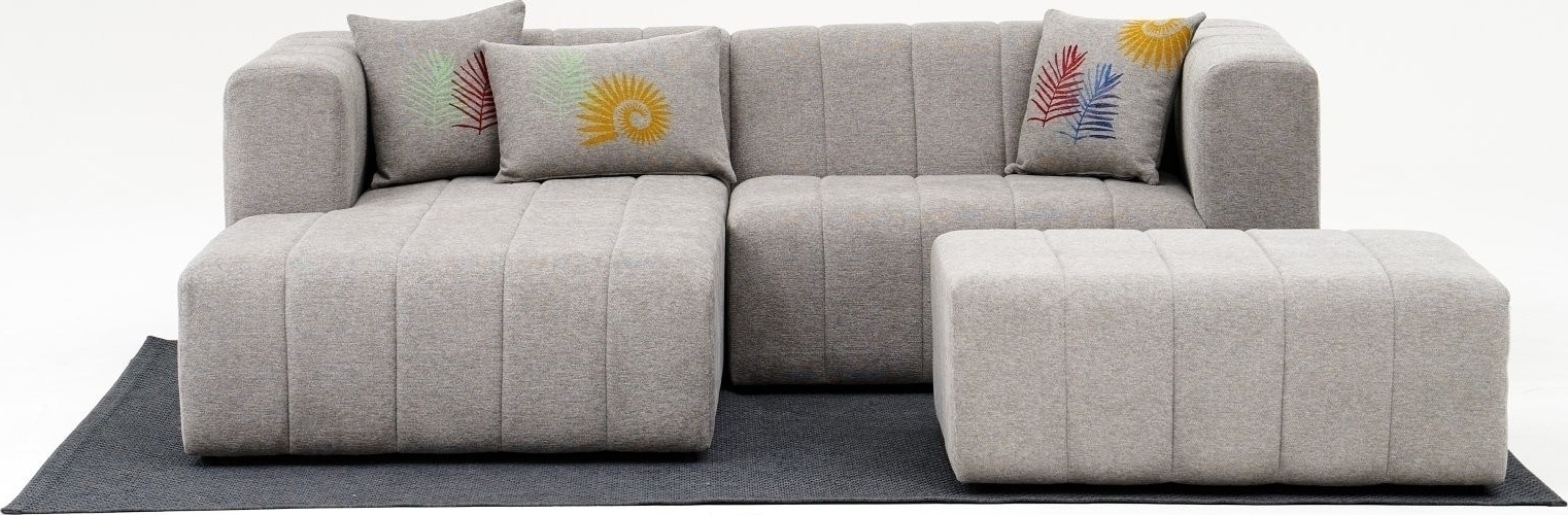 Beyza mini divan sofa venstre - Lys grå - 23995,- - Stoffsofaer ...