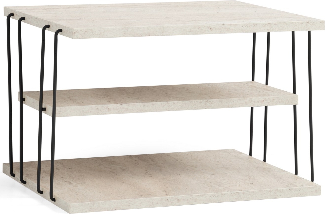 Lifon sidebord - Sort/marmor - 859,- - Lampebord - Trendrom.no