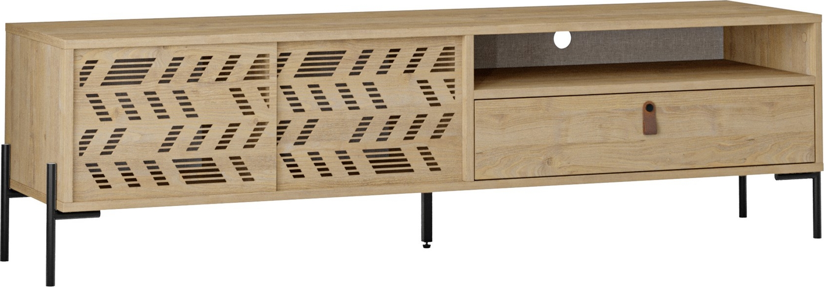 Dionysus media benk - Eik - 5995,- - TV-benker - Trendrom.no