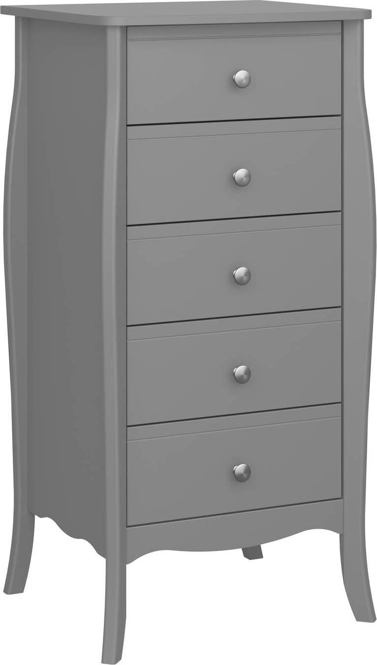 Barokk smal kommode - Grå - 3495 NOK - Kommoder - Trendrom.no