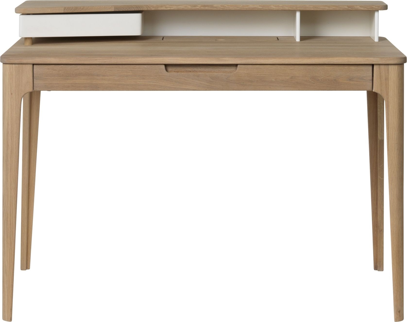 Odessa 120 cm skrivebord med skuff i oljet eik - 10995,- - Skrivebord ...