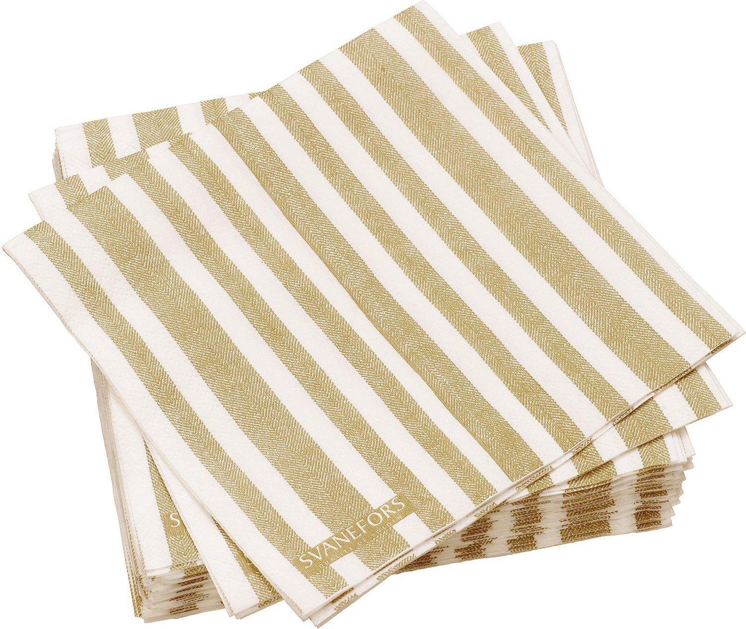 Alba papirserviett 25-pakning - Oker - 86,- - Serviettringer - Trendrom.no