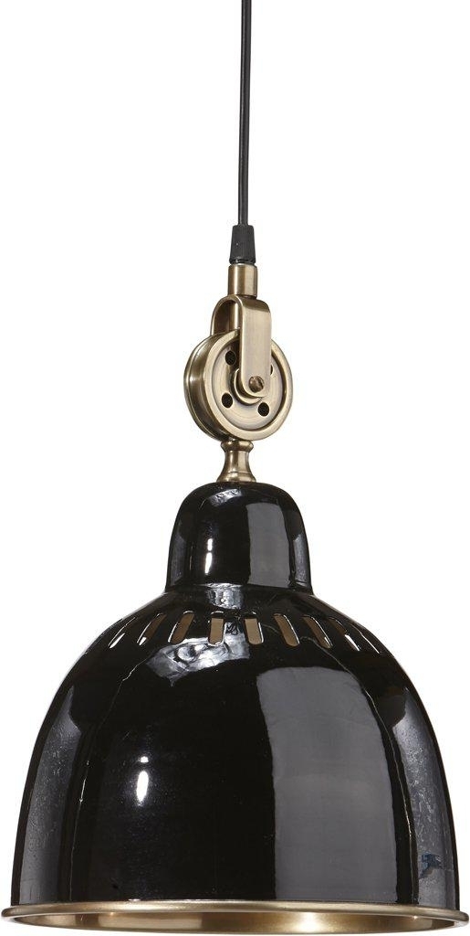 Cleveland taklampe - Sort/messing - 23 cm - 1695,- - Pendellamper ...