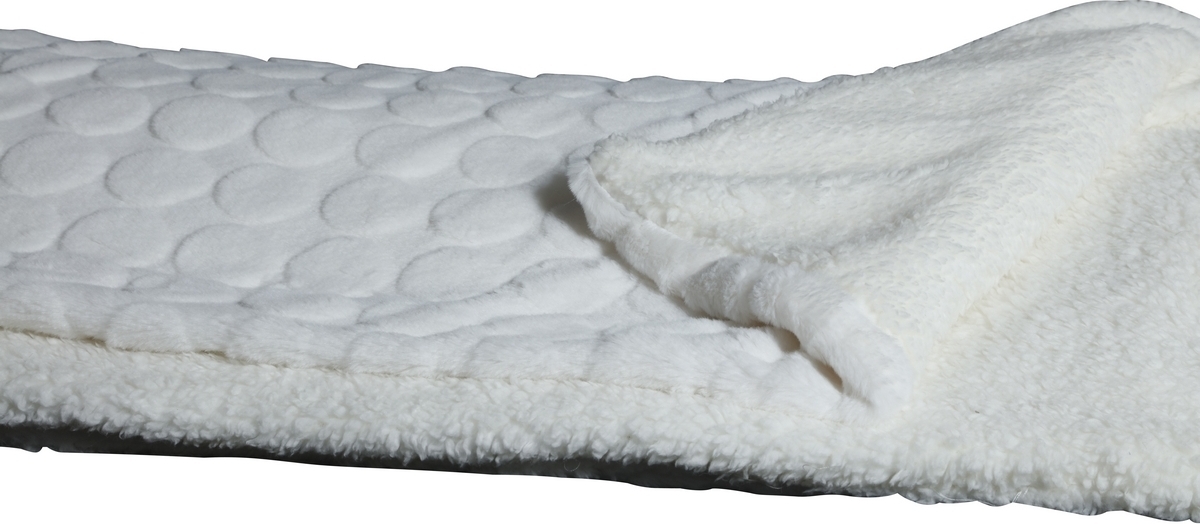 Boblepledd 130 x 170 cm - Hvit - 689,- - Pledd - Trendrom.no