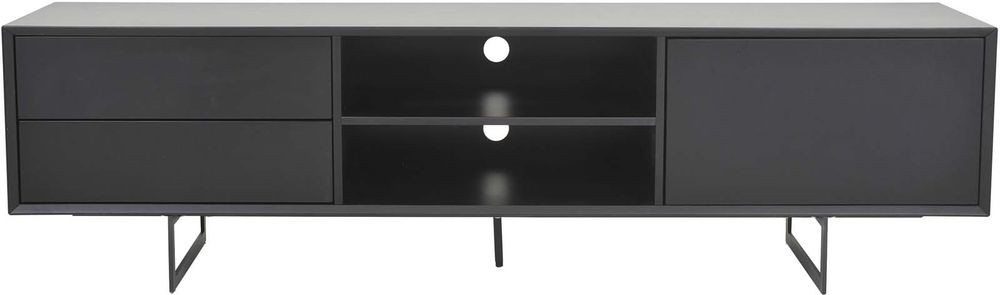 Vision media benk 180 cm - Matt sort - 8495,- - TV-benker - Trendrom.no