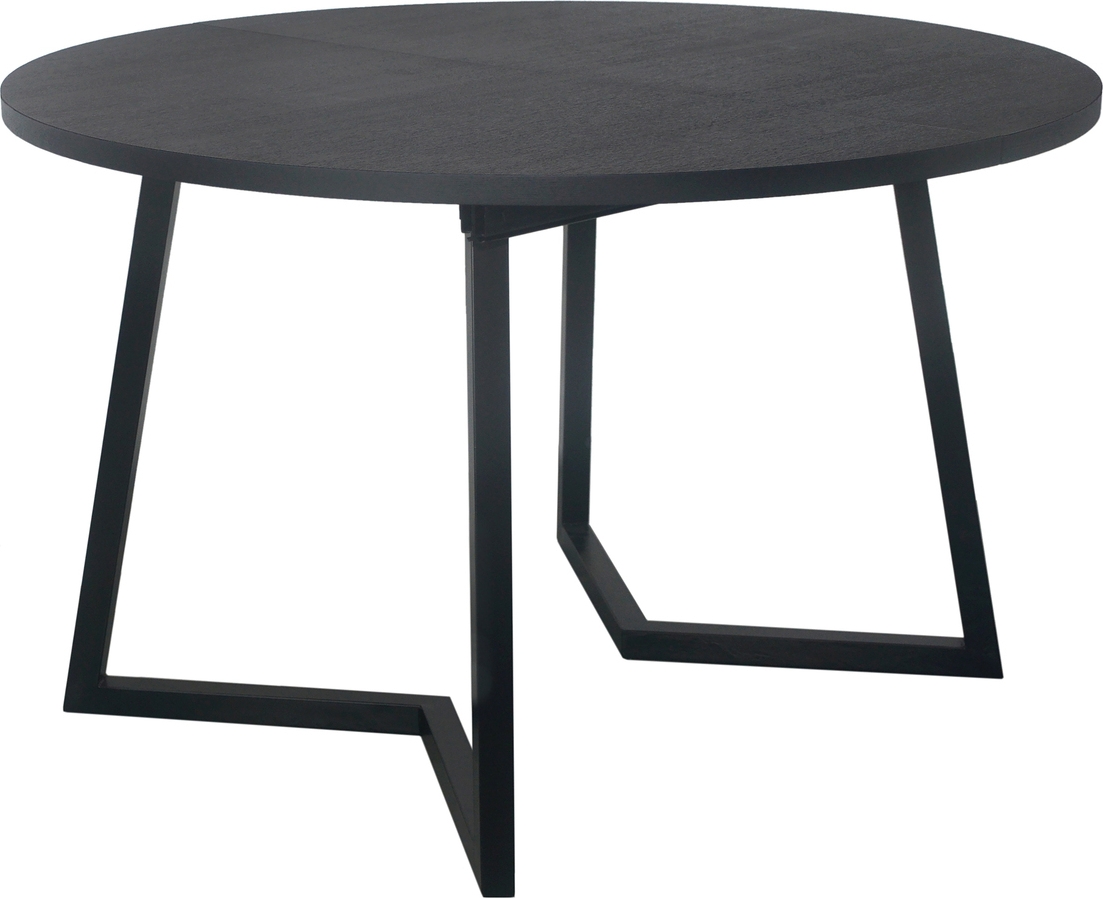 Wendi spisebord 120-200 x 120 cm - Sort boks - 11995,- - Ovale & runde ...