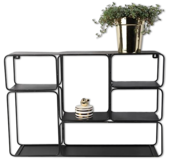 New York Wall vegghylle - Svart - 259,- - Vegghyller - Trendrom.no