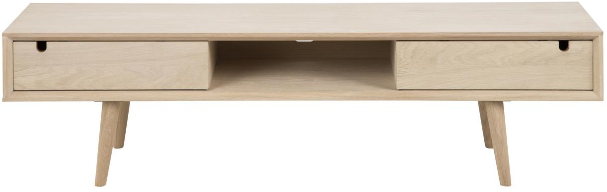 Century media benk - Hvitpigmentert eik - 6495 NOK - TV-benker ...