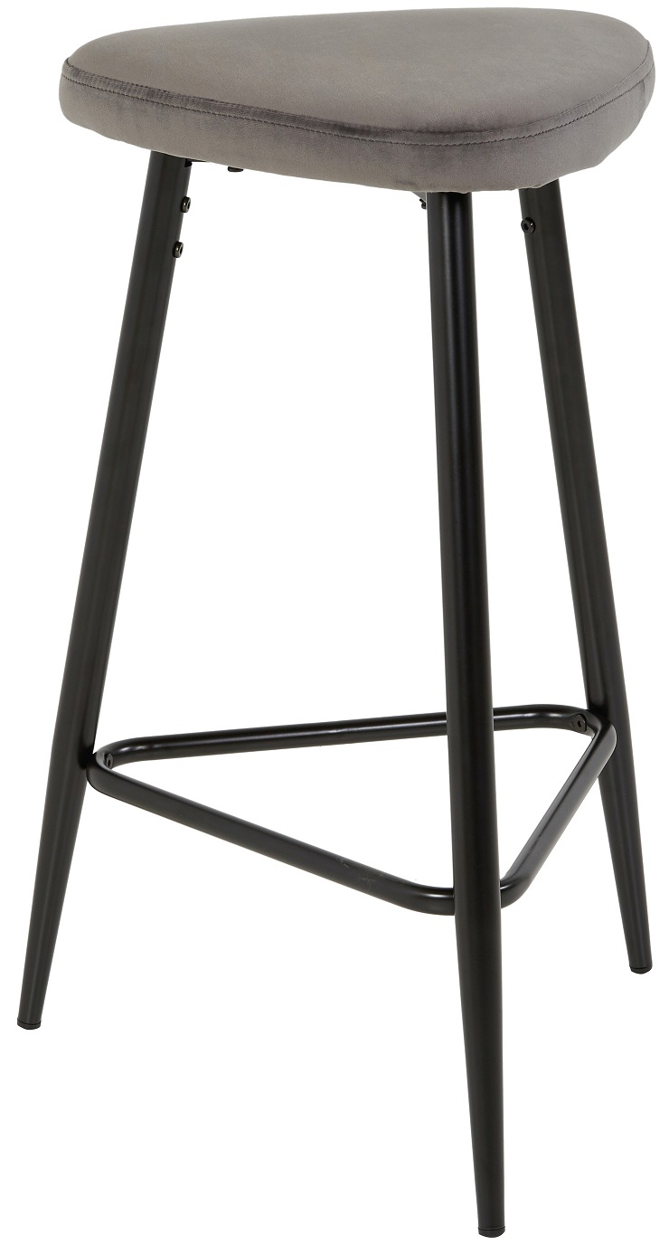 Triangle Velvet barkrakk - Grå (Velvet)/svart - 499,- - Barkrakker ...