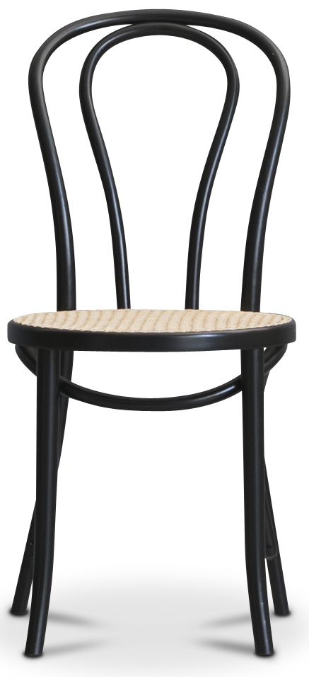 Bøyd tre Stol No18 Klassiker med rottingsete - Valgfri farge på stamme ...