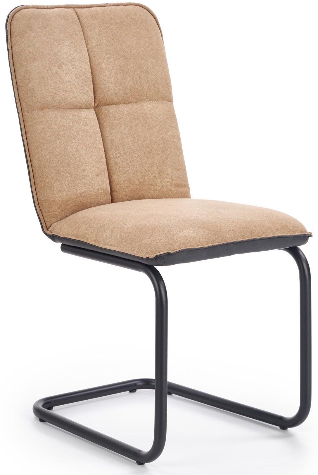 Travis spisestol - Lys brun/svart - 1795,- - Stoler i kunstskinn ...