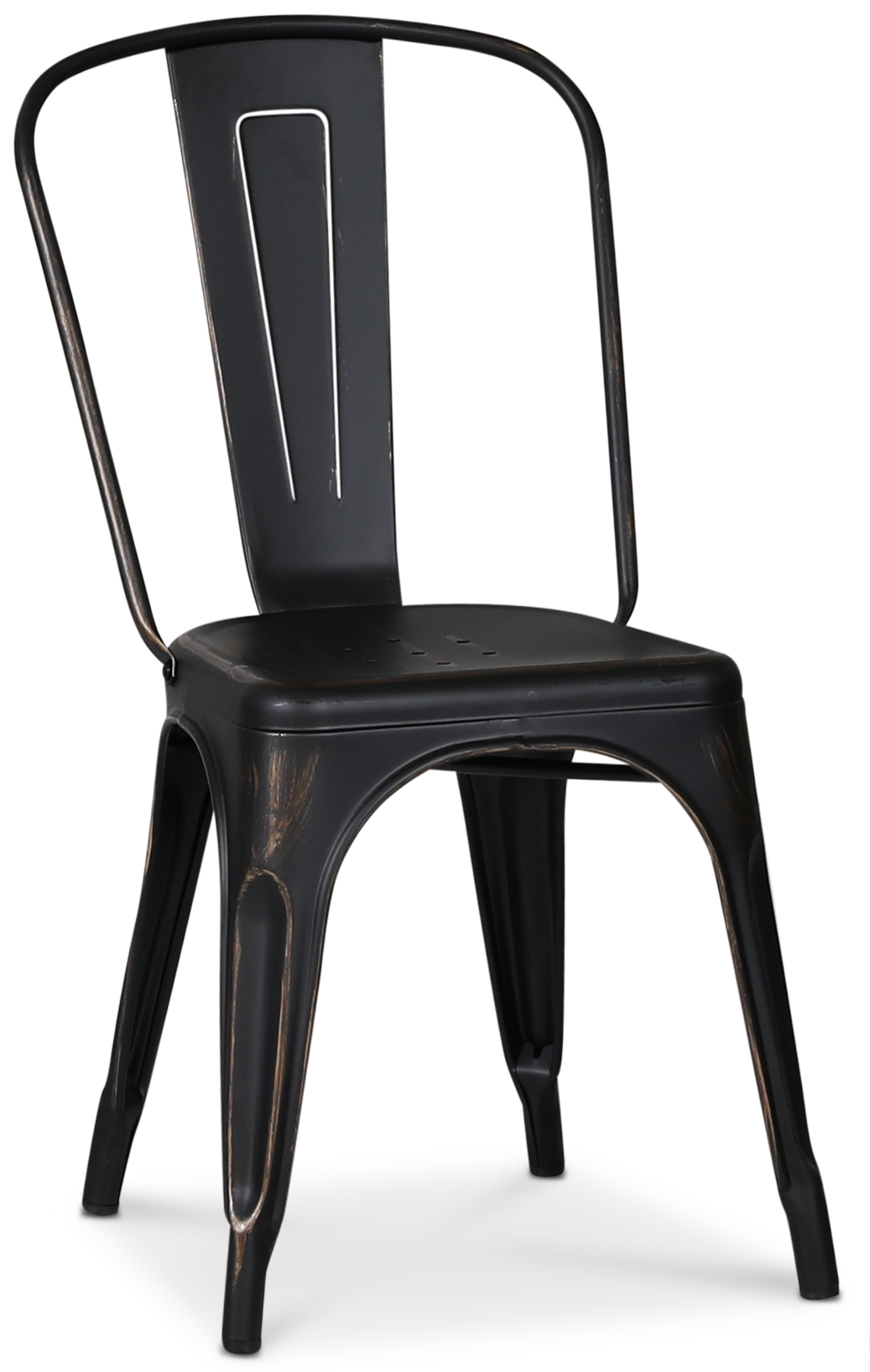 France metall stol - Svart / gull melange vintage - 1095 NOK ...