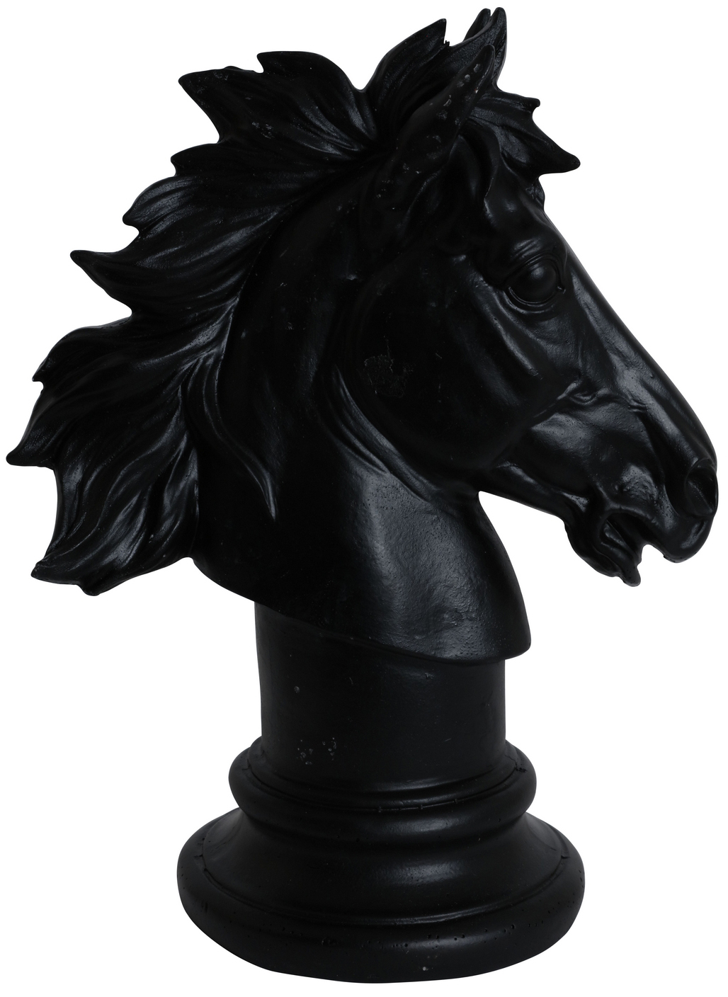 Pyntehest hode H 25 cm - Svart - 179 NOK - Statuetter og figurer ...