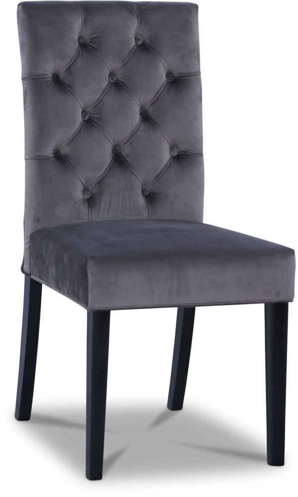 Ventos spisestol - Grå fløyel - 2095,- - Polstrede stoler - Trendrom.no