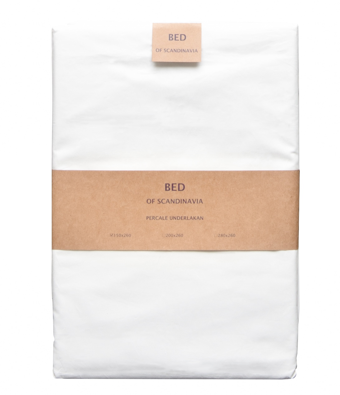 Y-delte ark Percale 280x280 cm - Hvit - 599,- - Arkene - Trendrom.no