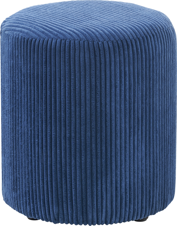 Mia puff - Blå kordfløyel - 1095,- - Sittepuffer - Trendrom.no