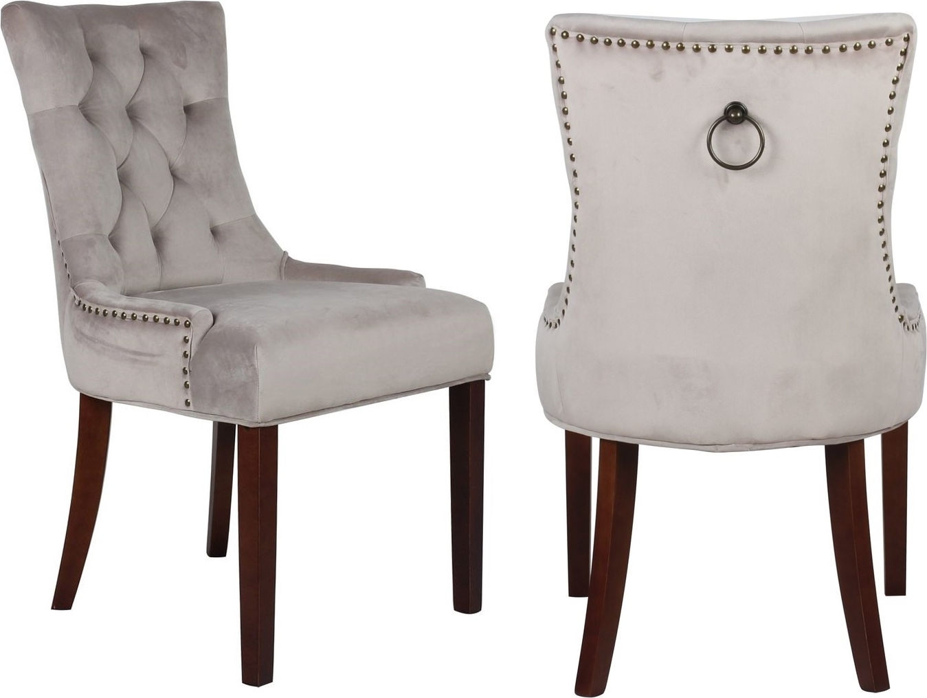 Tuva - stol med håndtak i ryggen - Gråbeige + Flekkfjerner for møbler ...