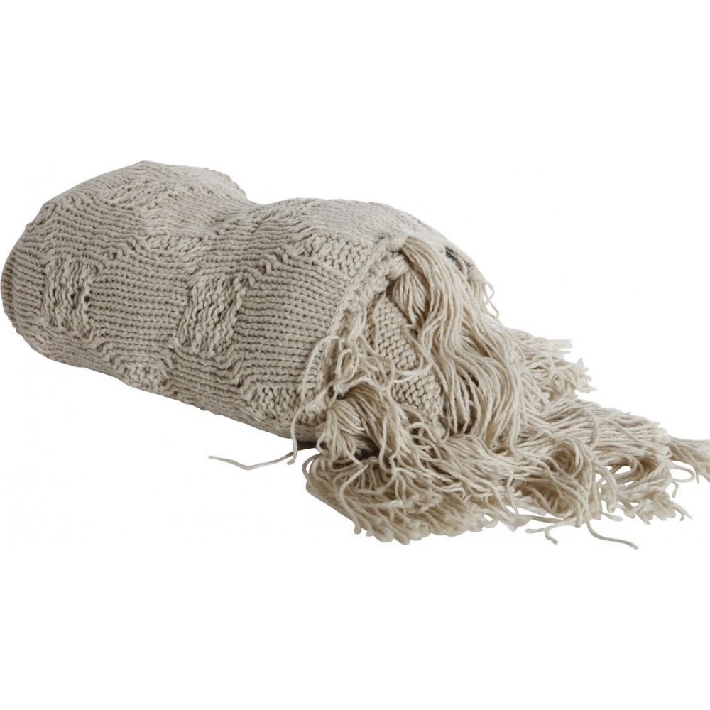 Form pledd 127 x 152 cm - Beige - 789 NOK - Pledd - Trendrom.no